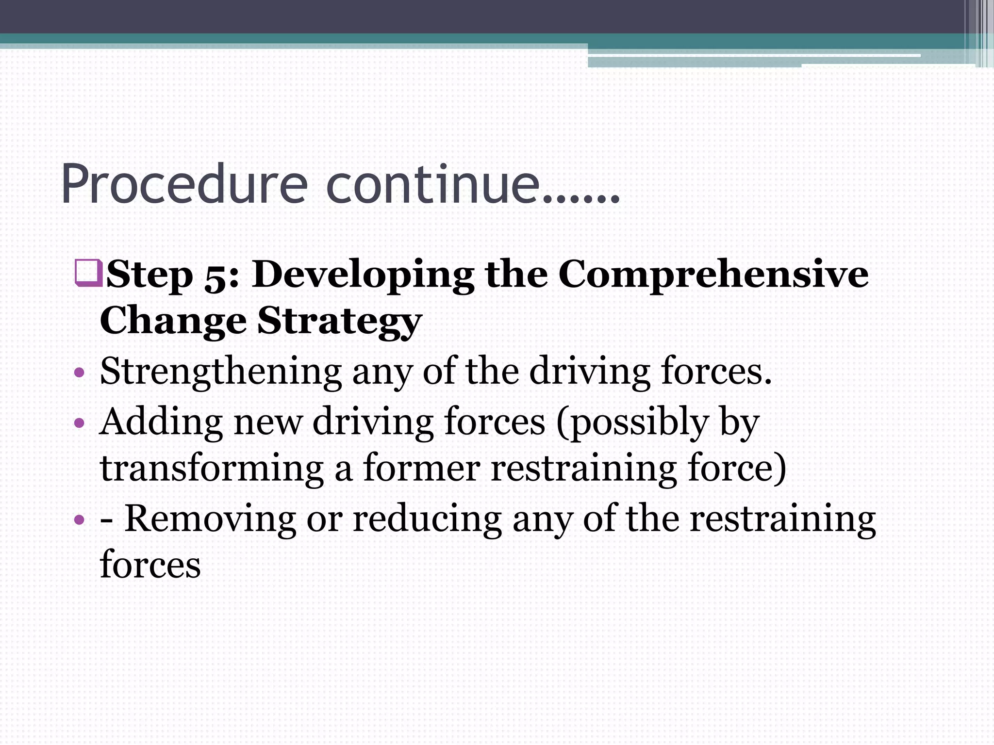 Kurt lewin’s force field theory | PPTX