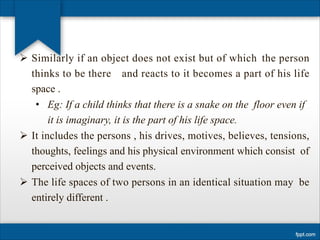 Kurt lewin's field theory | PDF