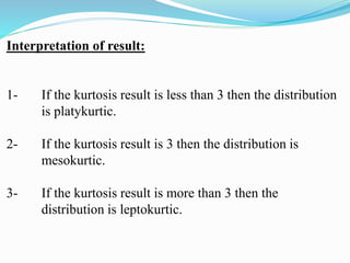 Kurtosis | PPTX