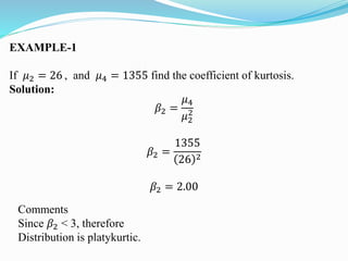 Kurtosis | PPTX