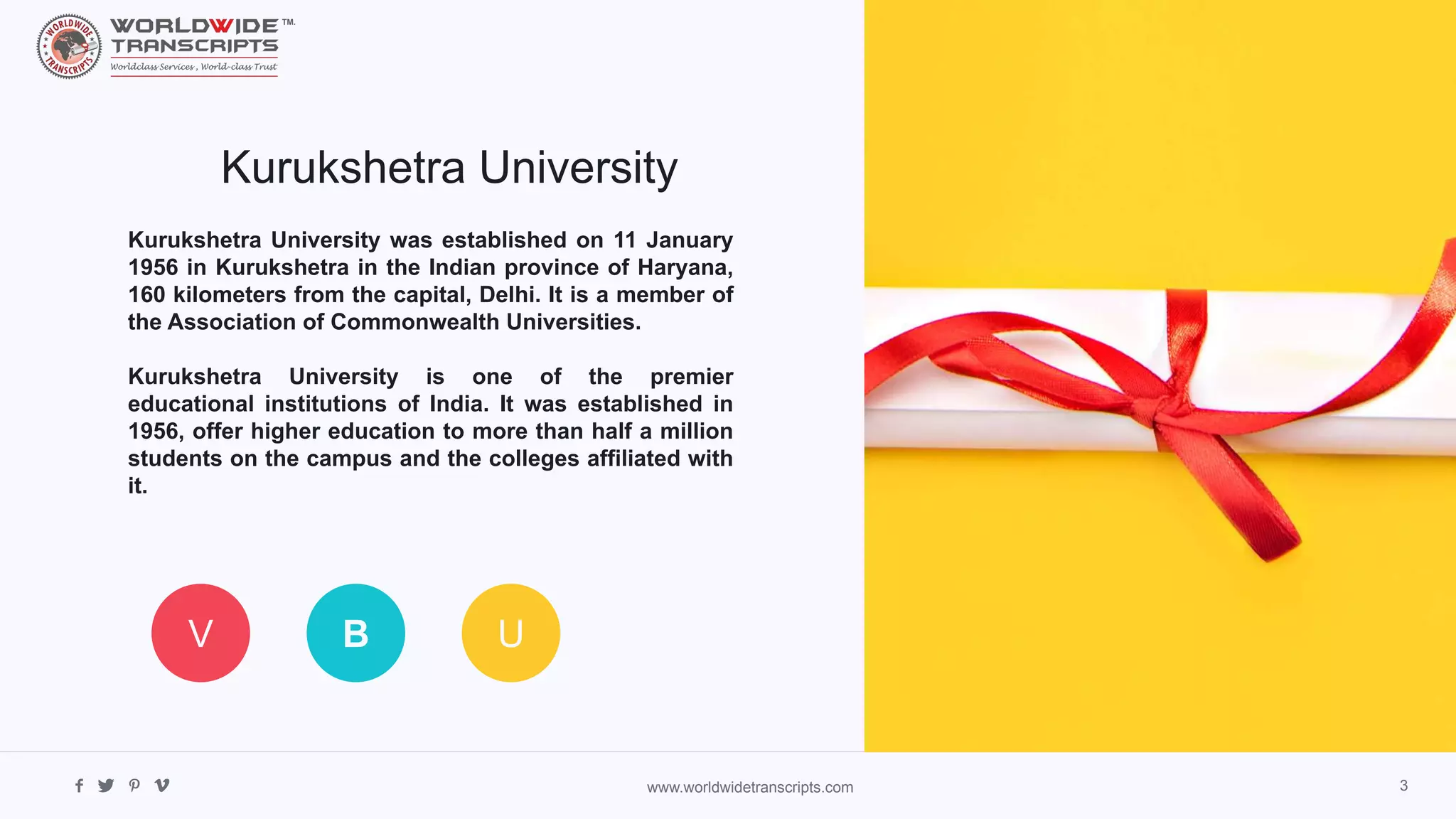 Procure Transcripts from Kurukshetra university? | PPT