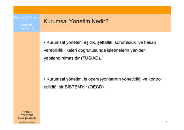 Kurumsal performans yonetimi | PDF