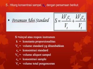 Kurva standar dan larutan standar | PPTX
