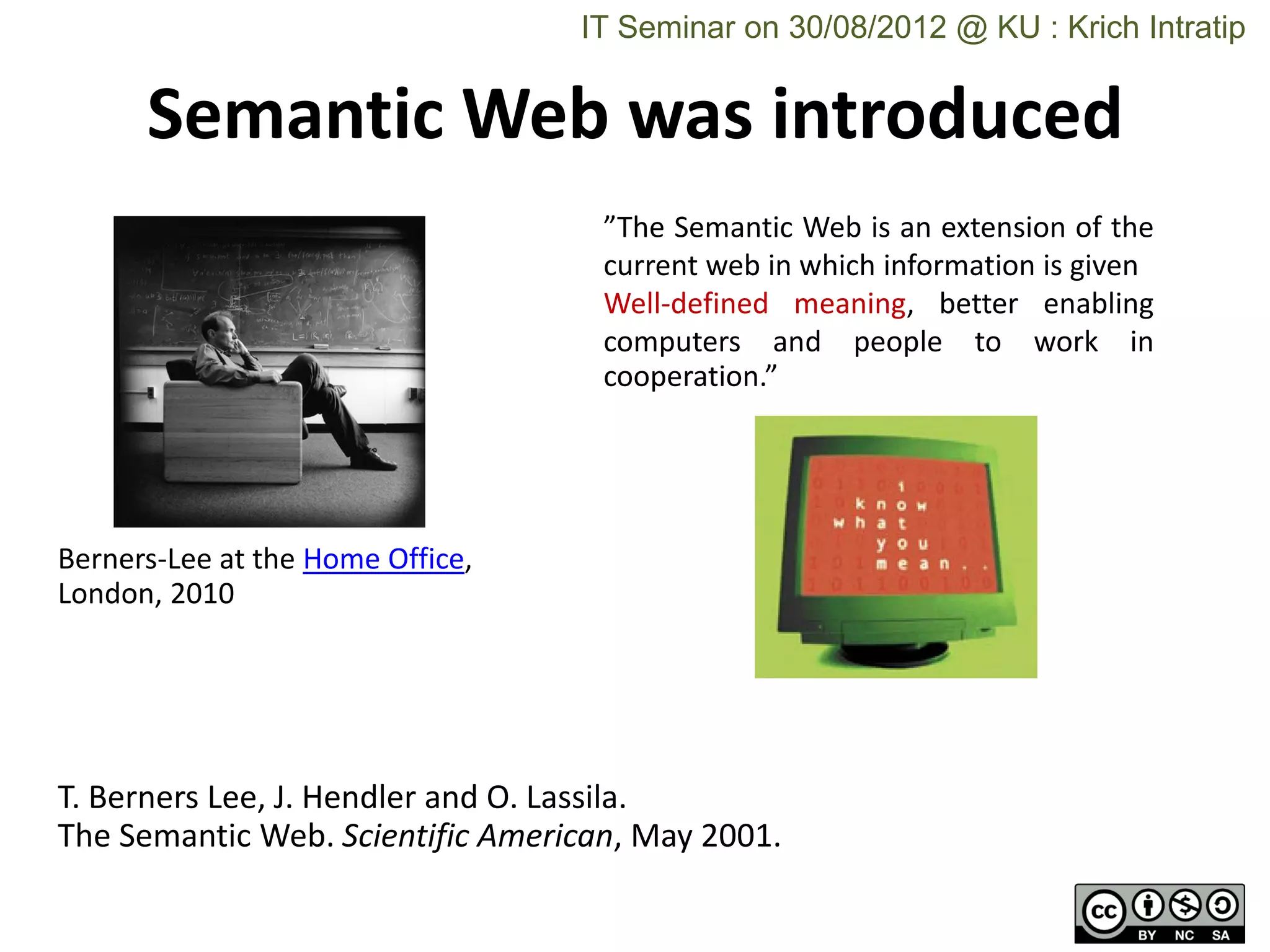 Semantic Web and Ontology Seminar by Peakmaker