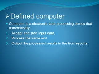 Computer Basic Knowledge Kush Sharma Pptx