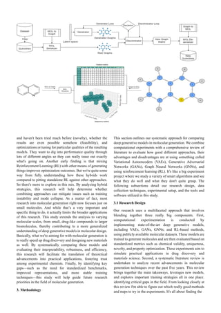 Harnessing deep generative Models for molecular Discovery | PDF