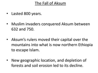Kush and Aksum | PPT