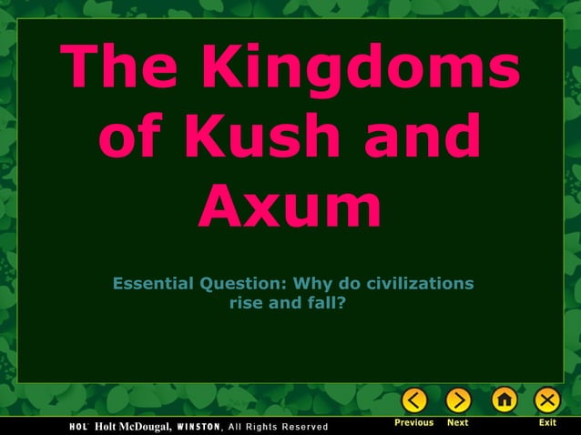 POWER POINT ABOUT KUSH AND AKSUM SOCIAL STUDIES.ppt