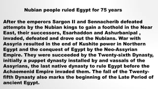 Kushite 25 th Egypt Dynasty | PPT