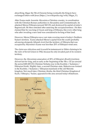 Kushitic Oromos' Ancestry in Ethiopia (: Ancient Sudan) & Semitic ...
