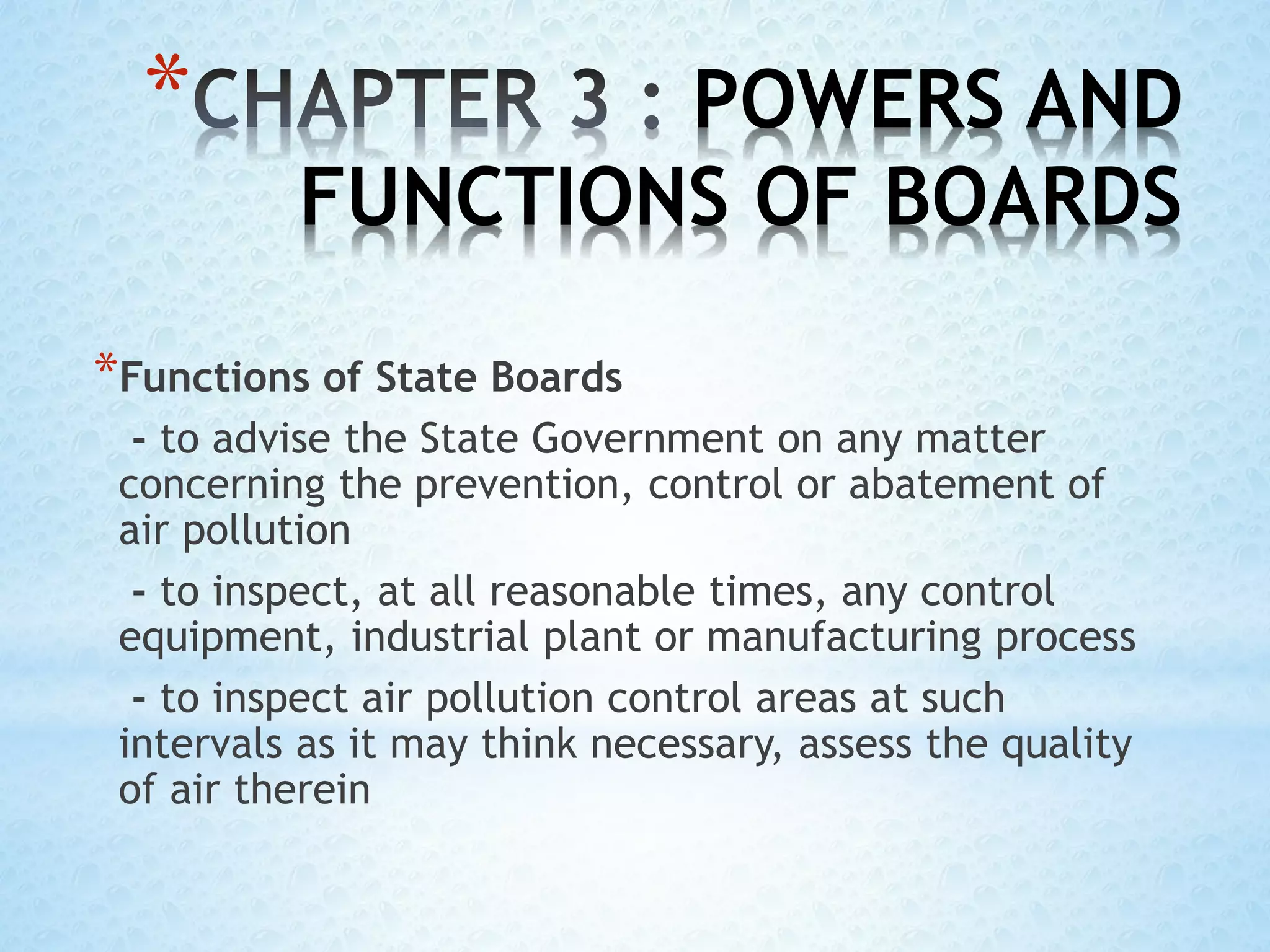 Air (Prevention and Control of Pollution)Act, 1981 | PPTX