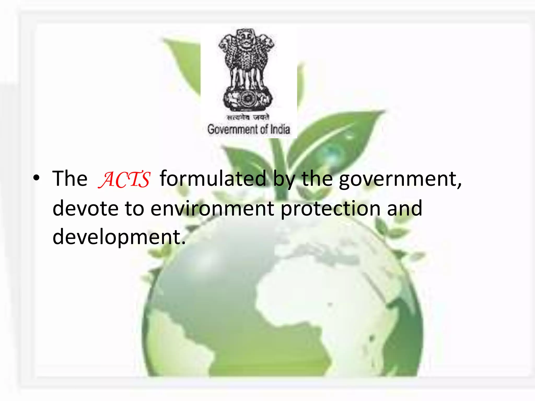 Air (Prevention and Control of Pollution)Act, 1981 | PPTX