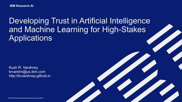 NYAI #24: Developing Trust in Artificial Intelligence and Machine Learning for High-Stakes ...