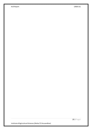 KUS REPORT (2020-21), Rasulpur, Jajpur | DOCX