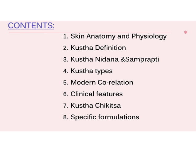 KUSTHA PPT .pdf KUSTHA definition, classification, and modern probable ...