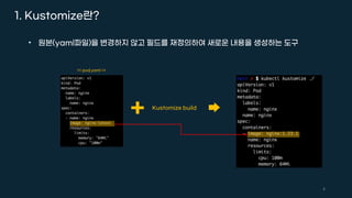 kustomize 빠르게 시작하기 | PPT | Free Download