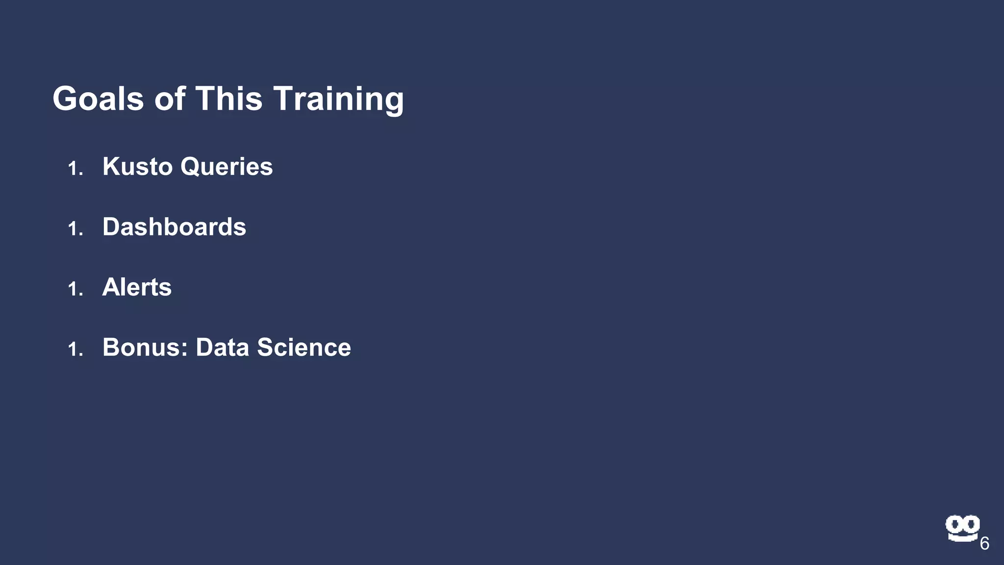 Kusto (Azure Data Explorer) Training for R&D - January 2019 | PPTX