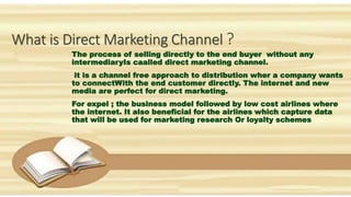 DIRECT MARKETING CHANNELS | PPT