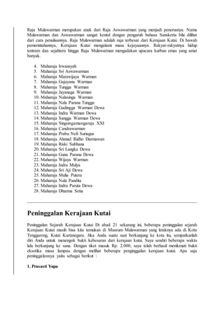 sejarah kerajaan kutai | PDF