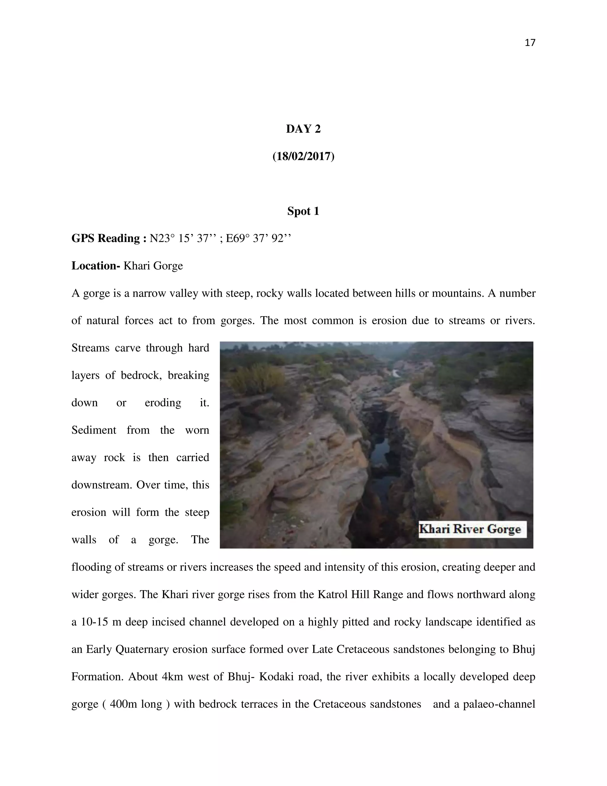 Kutch geological field report | PDF