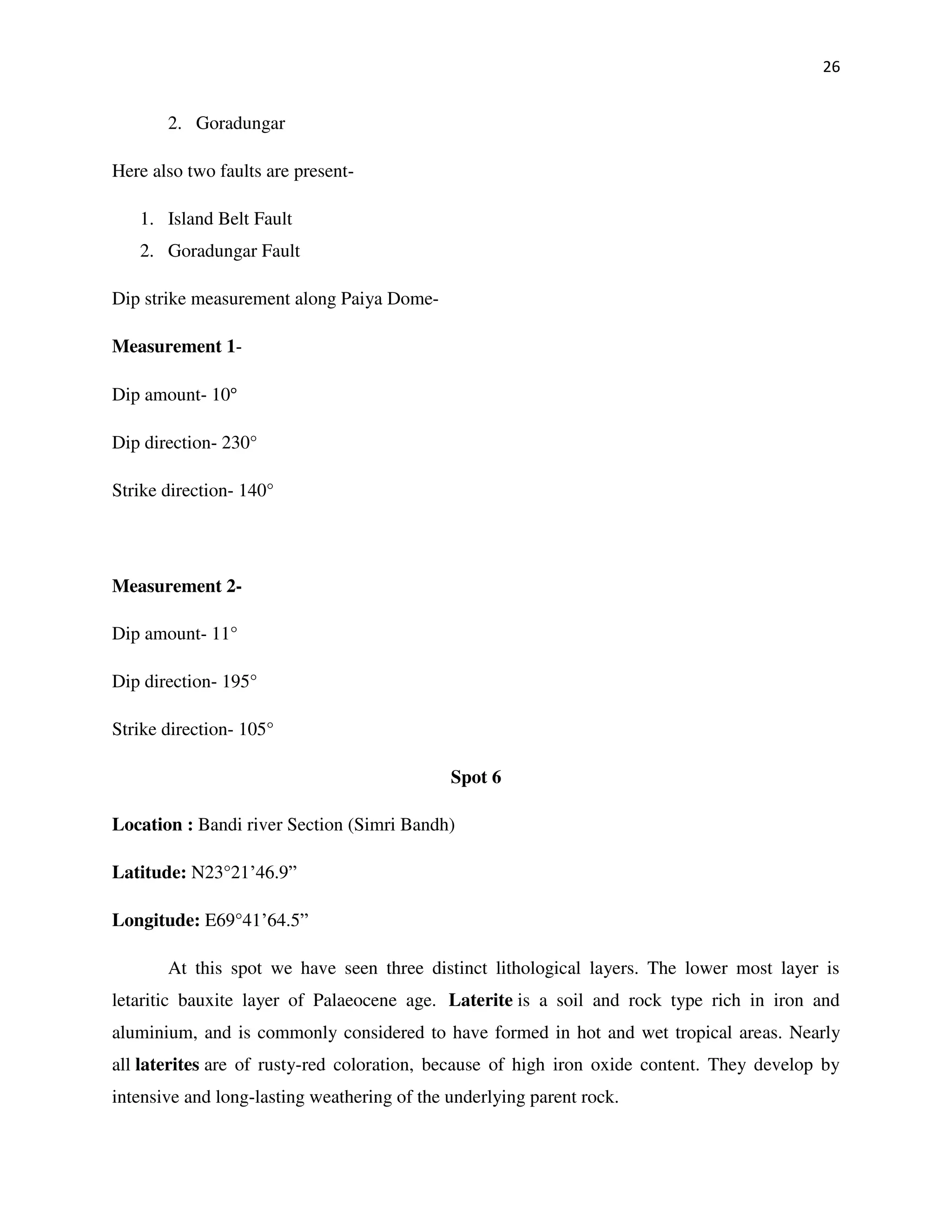 Kutch geological field report | PDF