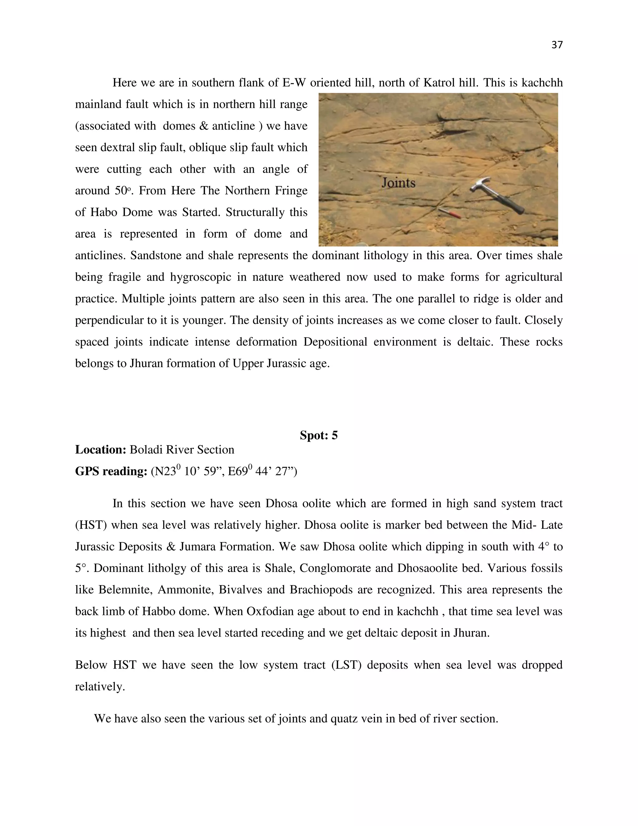Kutch geological field report | PDF