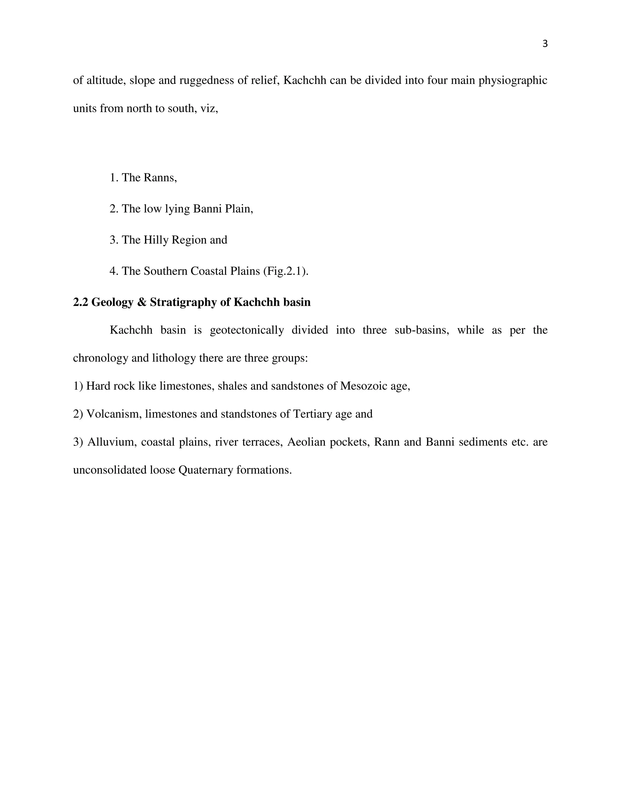 Kutch geological field report | PDF