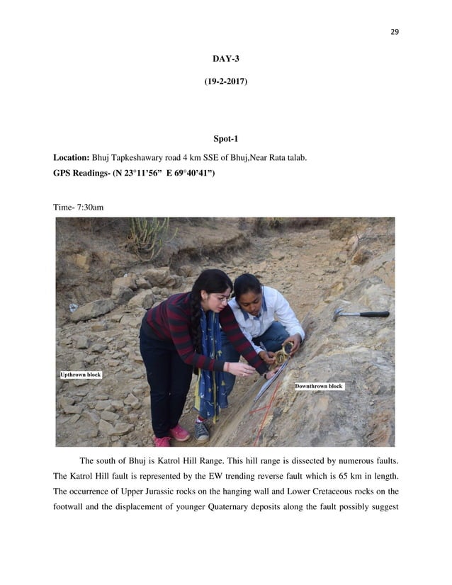 Kutch geological field report | PDF