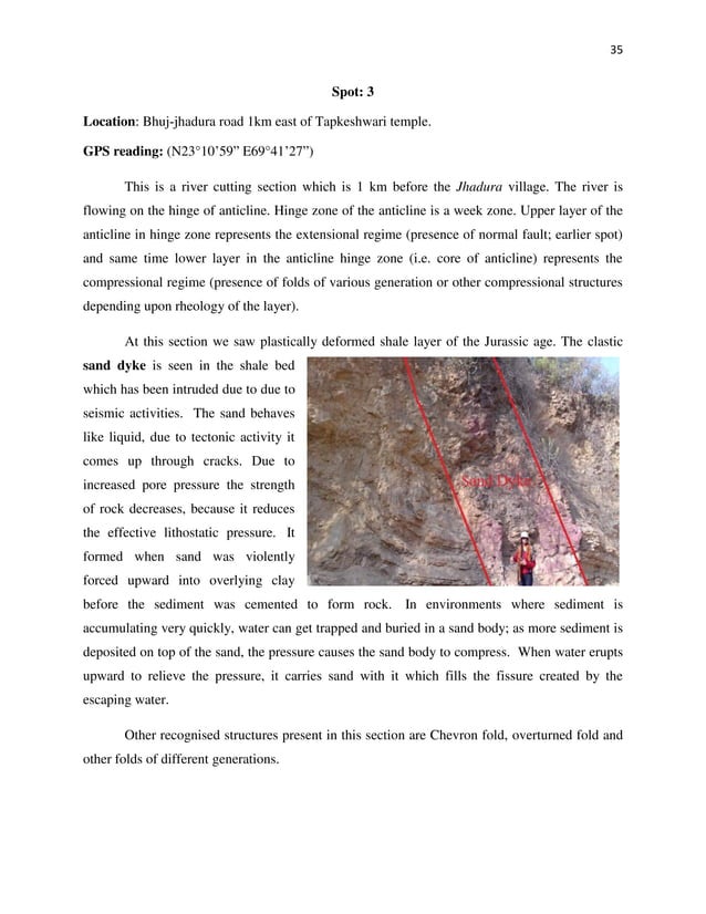 Kutch geological field report | PDF