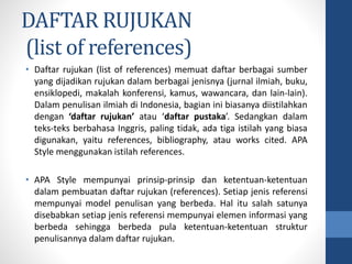 Kutipan: Macam, Cara Penulisan dan Contohnya | PPTX