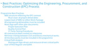 Engineering, Procurement, and Construction of Solar PV Projects | PPTX