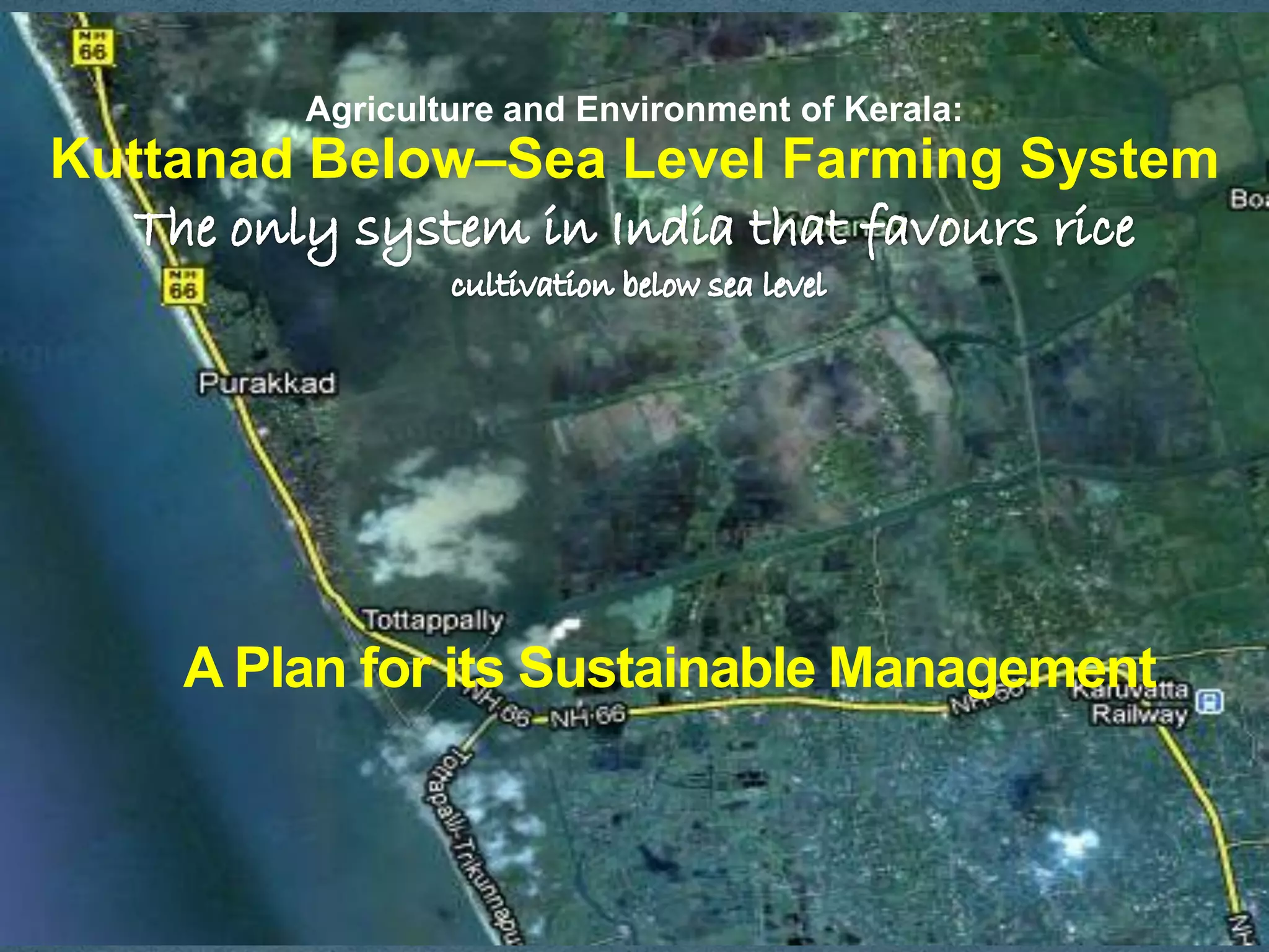 Kuttanad below sea level farming system (KBSFS)_Dr Anilkumar (The ...