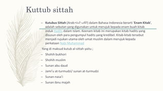 Kuttub al sittah | PPTX