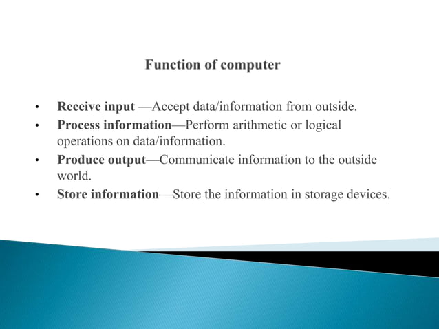 fundamentals of information technology | PPT