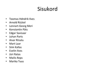 kuulsuste kaleri | PPT