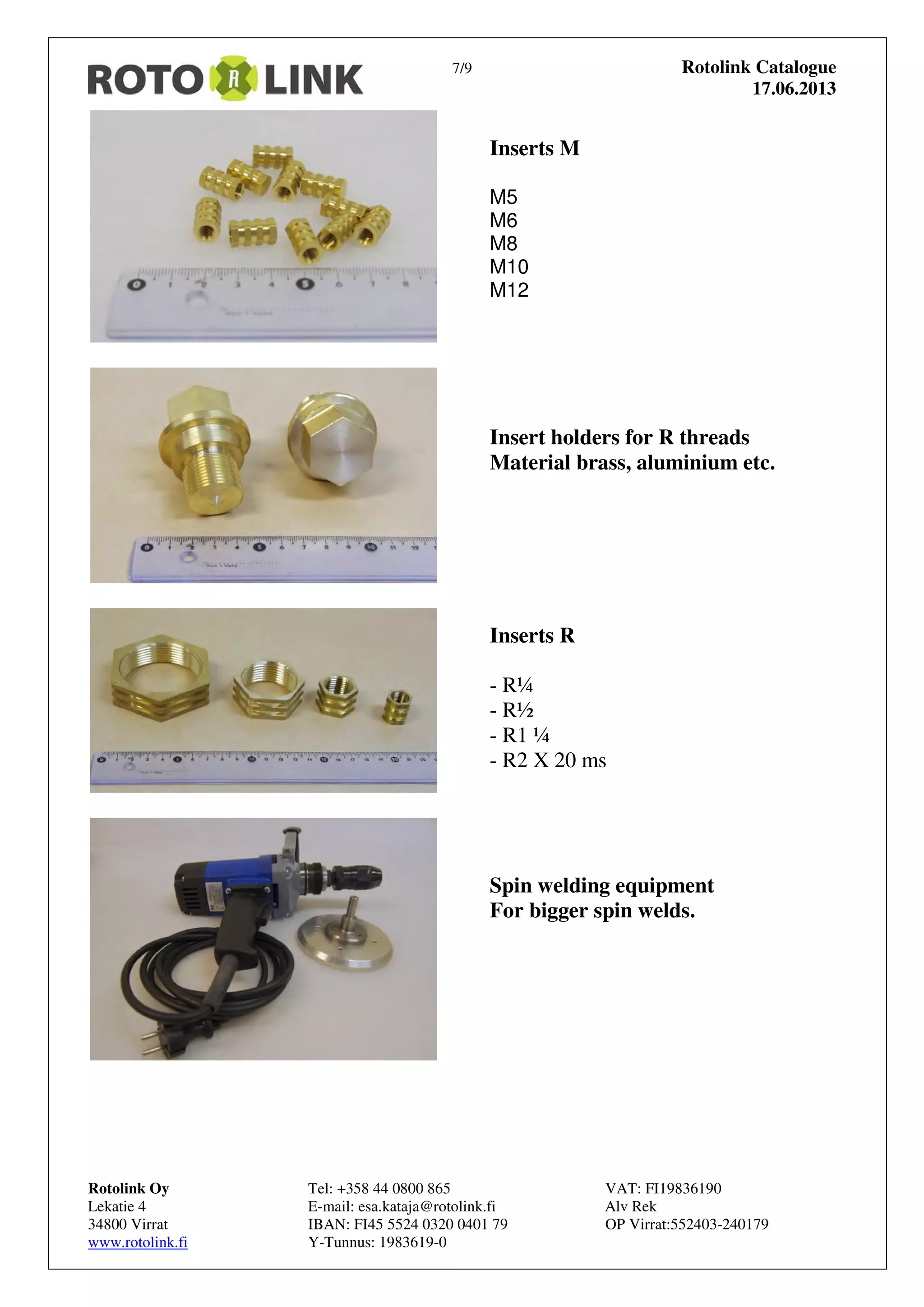 Rotolink Catalogue | PDF