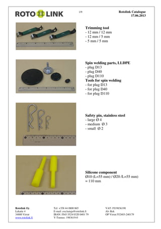 Rotolink Catalogue | PDF