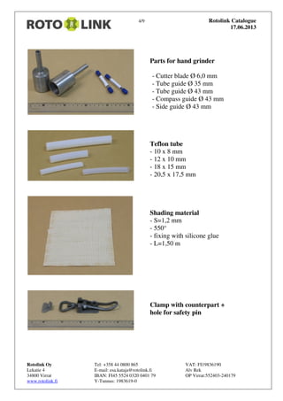 Rotolink Catalogue | PDF