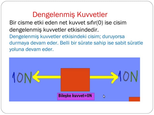 Kuvvet ve Hareket Sunu | PPT