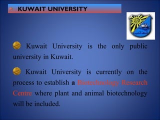 CURRENT STATUS OF AGRICULTURAL BIOTECHNOLOGY FOR KNOWLEDGE SHARING IN ...