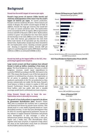 QNB Group Kuwait Economic Insight 2015 | PDF | Business Accounting ...
