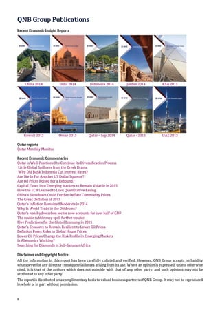 QNB Group Kuwait Economic Insight 2015 | PDF | Business Accounting & Finance | Business