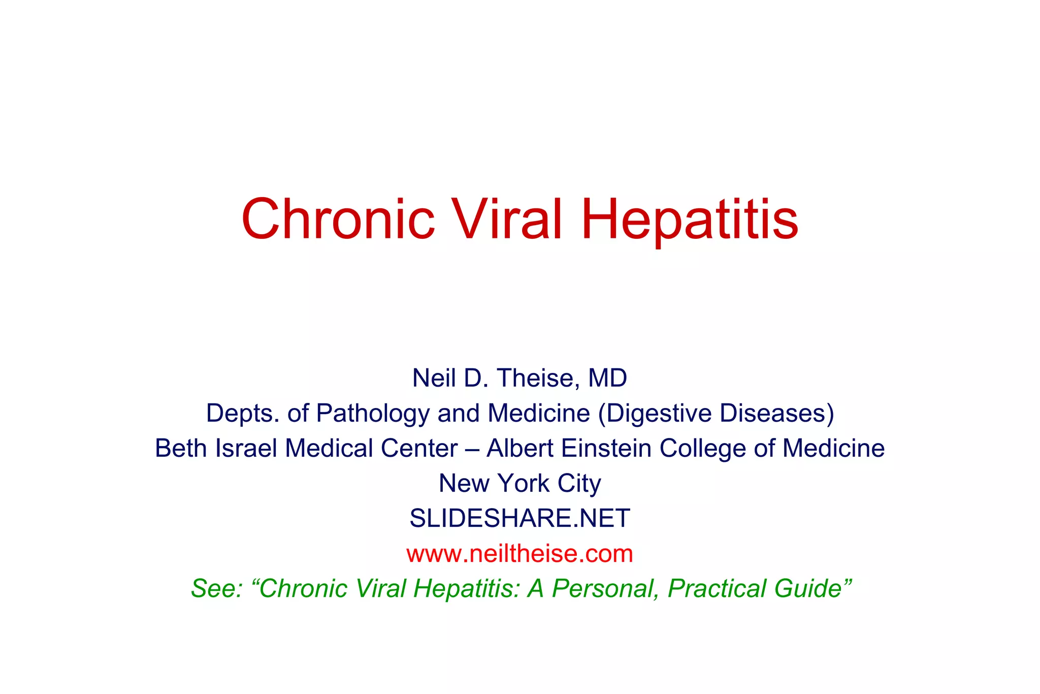 Chronic Viral Hepatitis - Part 1 - Kuwait | PPT