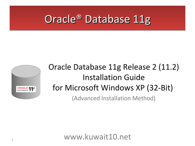 Oracle Database 11g Release 2 Installation | PPT