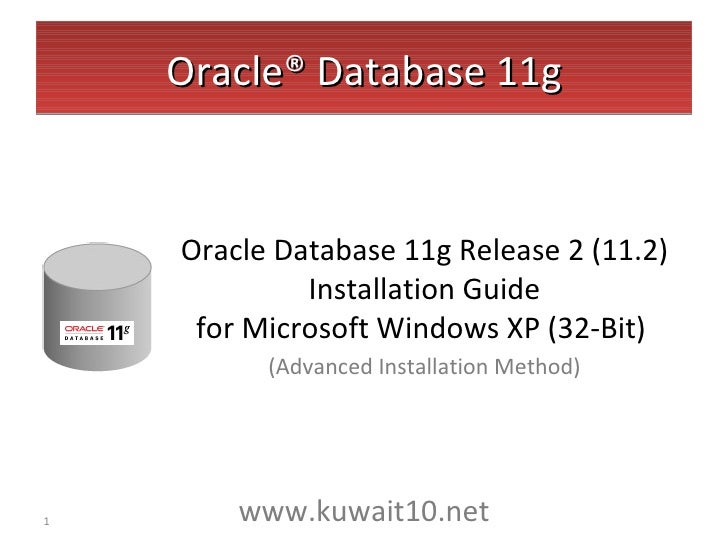 Oracle Database 11g Release 2 Installation