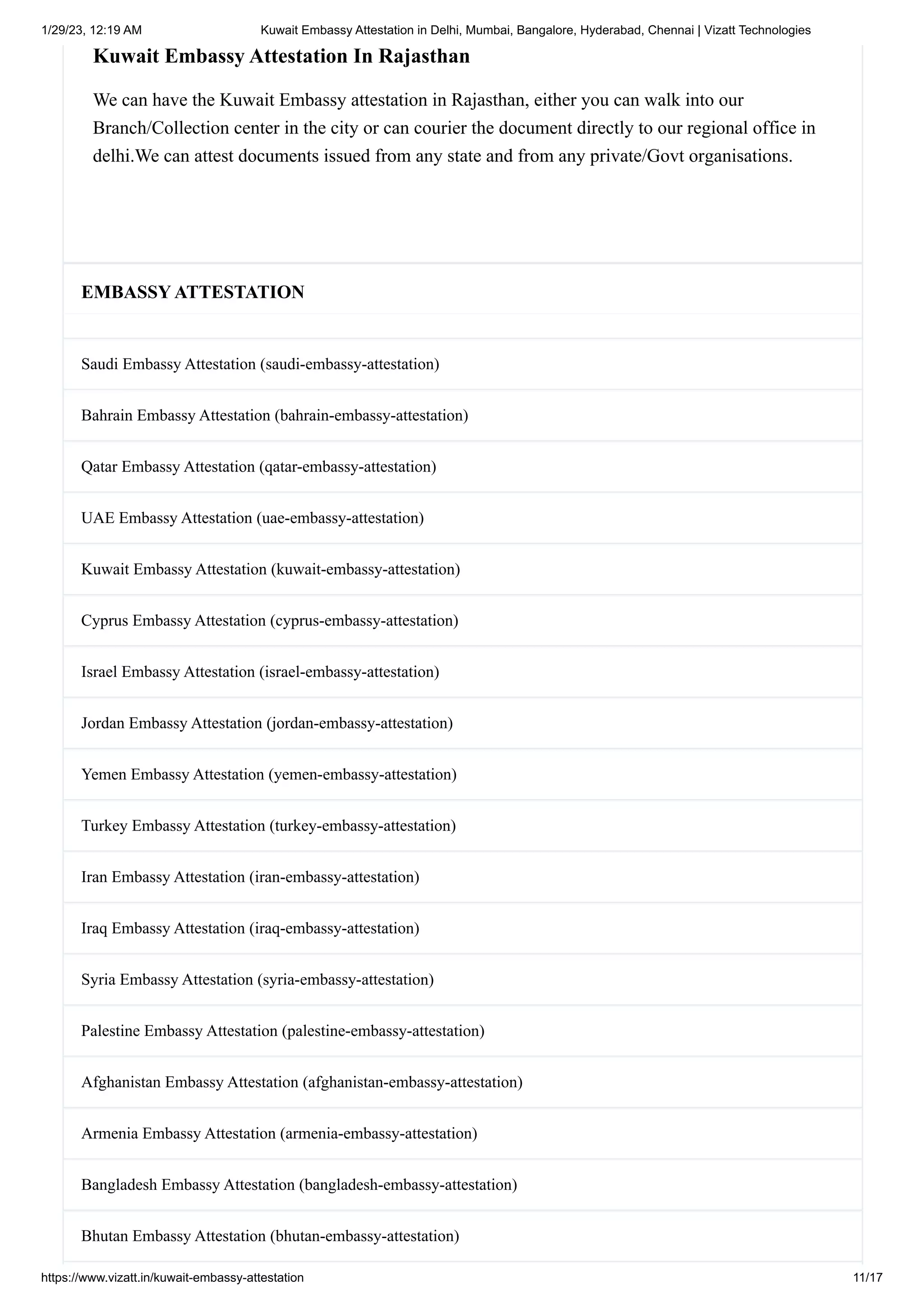 Kuwait Embassy Attestation in Delhi, Mumbai, Bangalore, Hyderabad ...