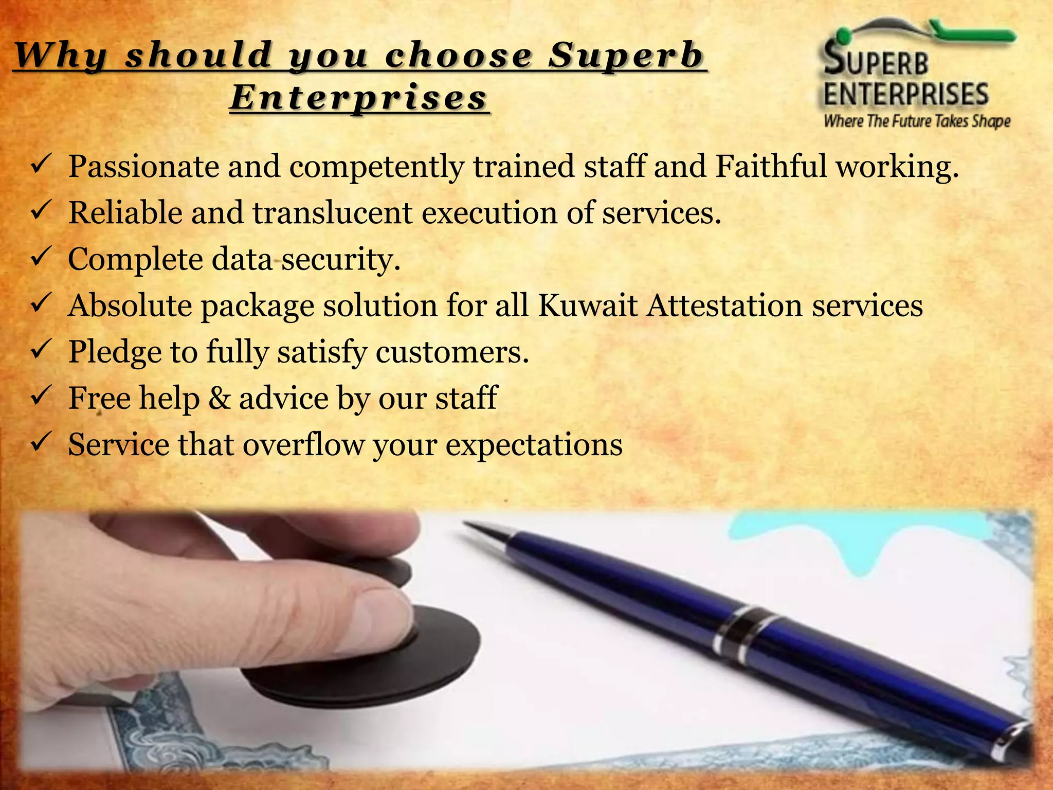 Kuwait Embassy Degree Certificate Attestation Services | PPTX