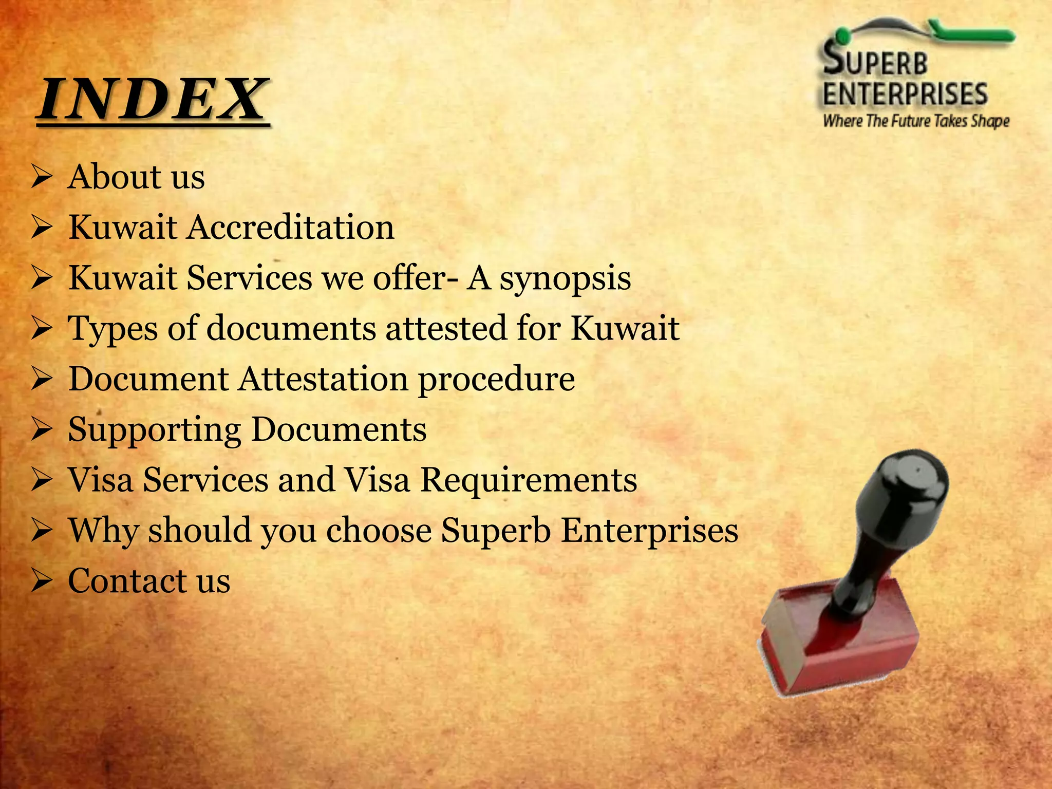 Kuwait Embassy Degree Certificate Attestation Services | PPTX