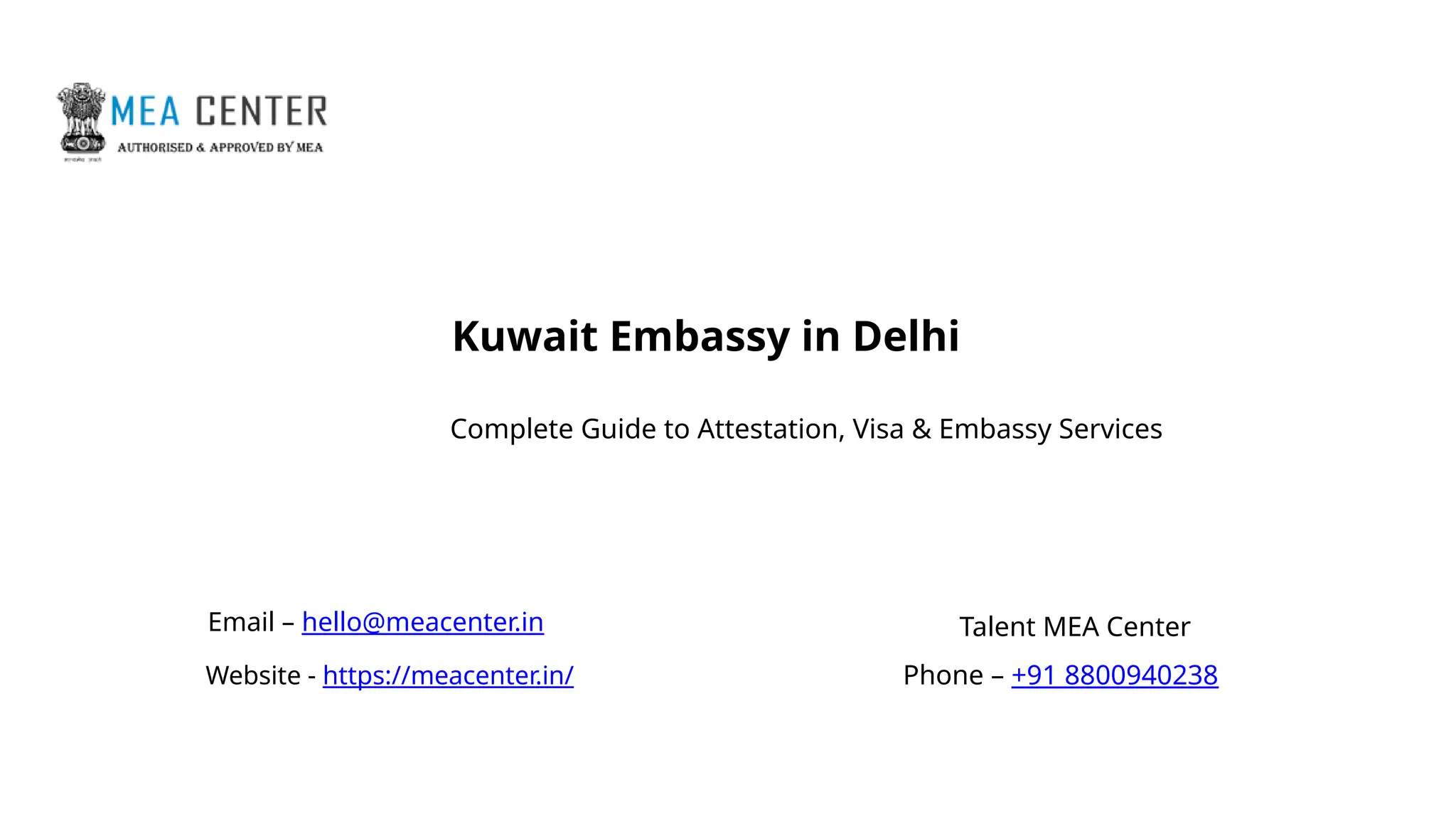 Kuwait Embassy in Delhi – Complete Guide to Attestation, Visa & Embassy ...