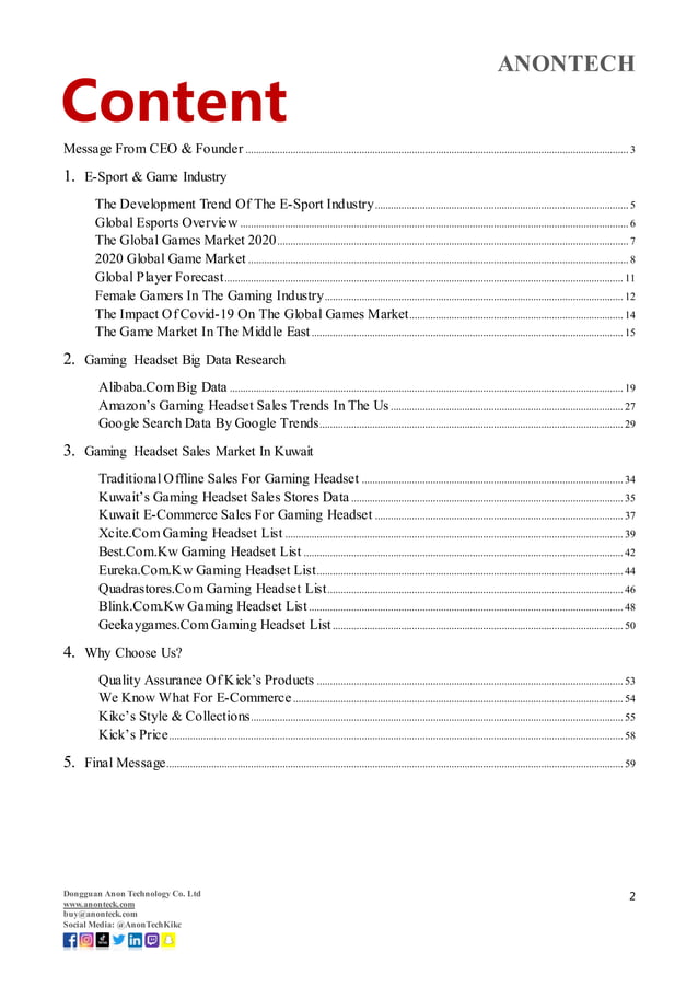 Kuwait gaming headset marketing research | PDF